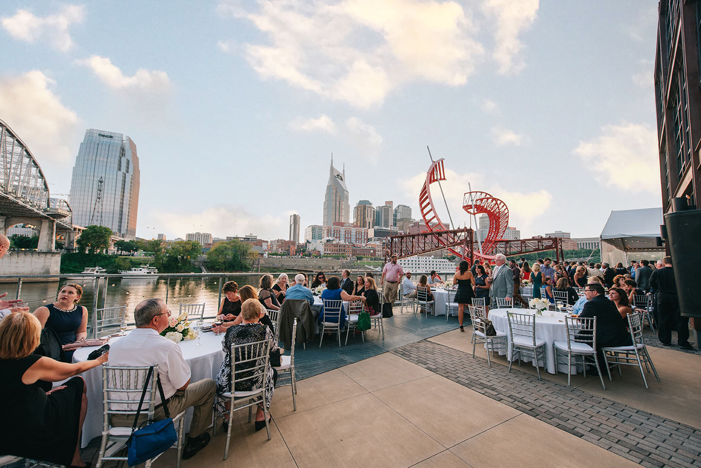 Riverfront Patio Photo Gallery - The Bridge Building Event Spaces